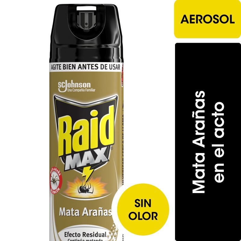 Raid Max sin olor mata arañas lata de 360 cc
