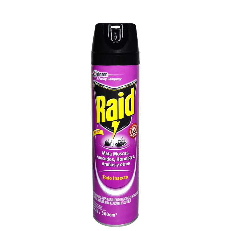 Raid todo insecto lata de 360 cc